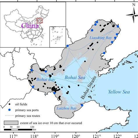 A Sketch Map Of The Bohai Sea In China Download Scientific Diagram