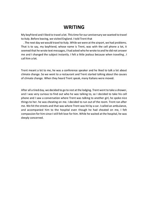 Writing De InglÉs Describiendo A Un Amigo Resúmenes De Cultura