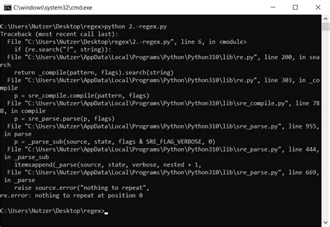 Python Reguläre Ausdrücke