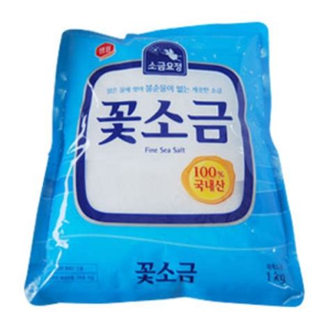 샘표식품 소금요정 꽃소금 1kg [1개] 에누리 가격비교