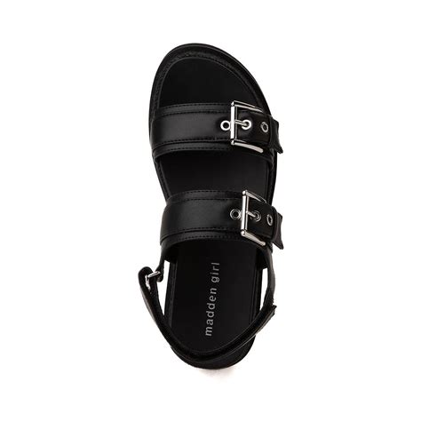 Womens Madden Girl Mason Platform Sandal Black Journeys
