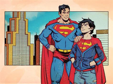 Jon Kent Clark Kent Kal Superman Comic Art Dc Comics Sons Fan