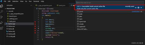 Vscode配置msvc编译调试环境vscode Msvc Csdn博客