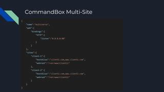 ITB 2023 CommandBox Multi Server Brad Wood Pdf