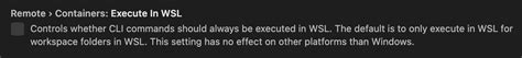 Fix Use Of Remote Containers Executeinwsl Remote Ssh Configfile
