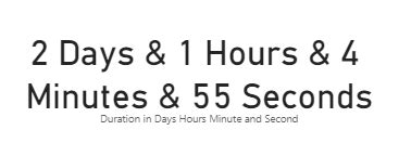Powerbi How To Find Total Duration Of Time In Power Bi Stack Overflow