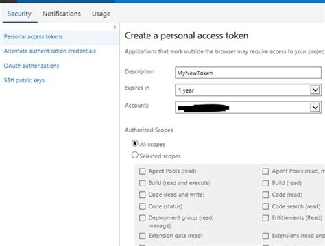 Vsts Personal Access Tokens With Git And Visual Studio