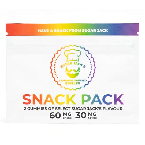 Sugar Jacks 60mg Cbd Snack Pack Buy Low Green Canada