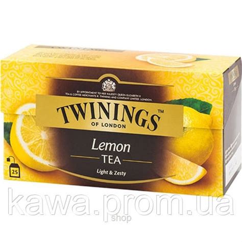Купити Чай Твайнингс Twinings Lemon Tea 25пак., ціна 120 ₴ - Prom.ua ...