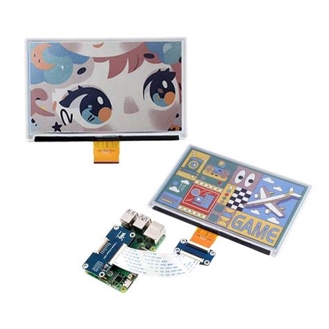 4 Inch E Paper Hat E Ink Spectra E6 Full Color 600x400 Screen Display