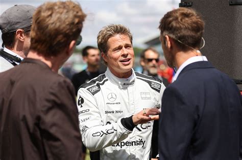 Formule 1 Brad Pitt A été La Star Du Paddock à Silverstone Lessentiel