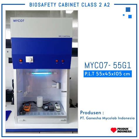 Jual Mini Biosafety Cabinet Bsc Class Ii A2 Myco7 55g1 Di Seller Myco7 Cibeber Kota
