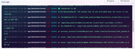 Invalidaccesskeyid The Access Key Id You Provided Does Not Exist In Our Records Javascript