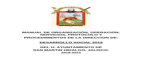MANUAL DE ORGANIZACIÓN, OPERACIÓN, …...MANUAL DE ORGANIZACIÓN ...