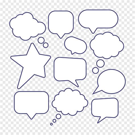 Premium Vector Collection Of Empty Speech Bubbles Vector Illustration