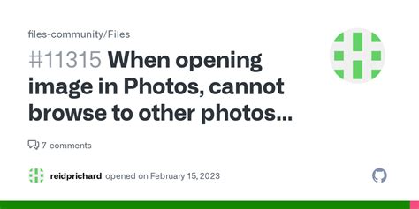 When Opening Image In Photos Cannot Browse To Other Photos In Same