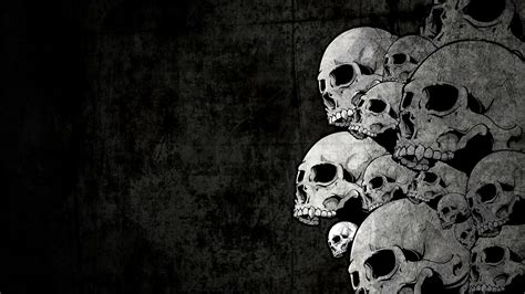Dark Heavy Metal Skull Backgrounds Wallpapers 4k Para Pc Simbolo De
