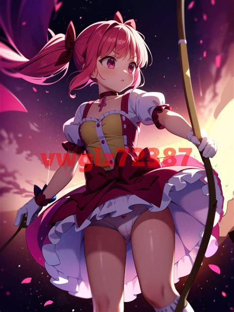 【未使用】an 297 魔法少女まどかマギカ 鹿目まどか ポスター A4サイズ アニメ 同人 高品質 巨乳 美少女 イラストアートポスター