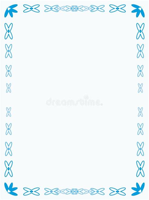 Rectangular Flowers Frames Abstract Design Stock Vector Illustration Of Decorate Filigree