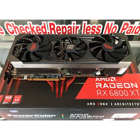 POWER COLOR RX6800XT RED DEVIL OC EDITION 16GB GDDR6 15131050240224 Shopee Thailand