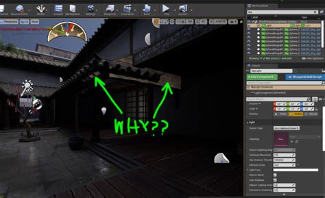 Issue With Sky Light Affecting Faces That Should Be In Shadow Ue4