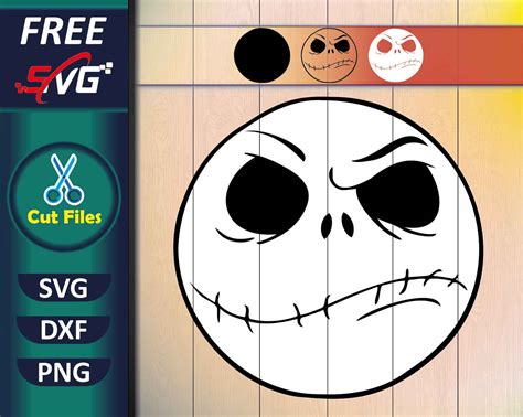 Jack Skellington Face SVG Free Free SVG Files