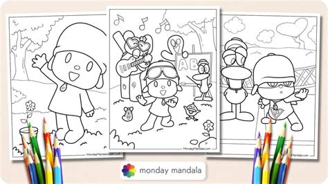 24 Pocoyo Coloring Pages Free Pdf Printables