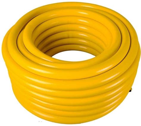 Усиленный поливочный шланг Вихрь ПВХ пищевой трехслойный армированный 1 25 м жёлтый 73 7