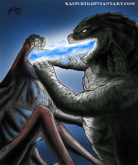 Godzilla Vs Muto Godzilla Pinterest