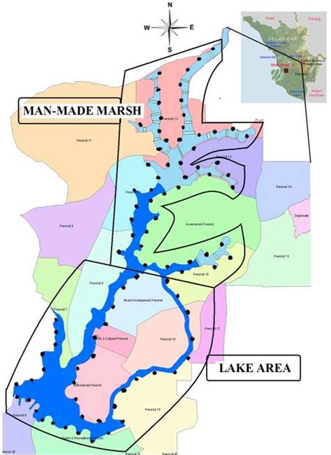 Map Location Of The Distance Sampling Point Count Stations In Man Made