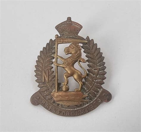 Wwi New Zealand Rifle Brigade Reinforcements Cap Badge Trade In Military