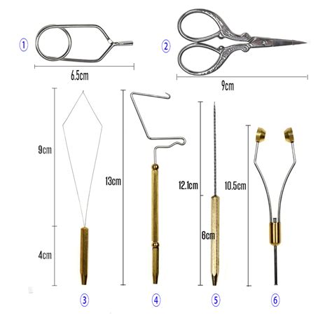 C Clamp 360 Degree Rotary Fly Tying Vise Tools Combo Kit