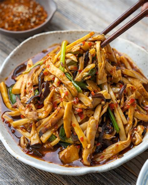 How To Make Vegan Yu Xiang Rou Si Shredded Pork Woonheng