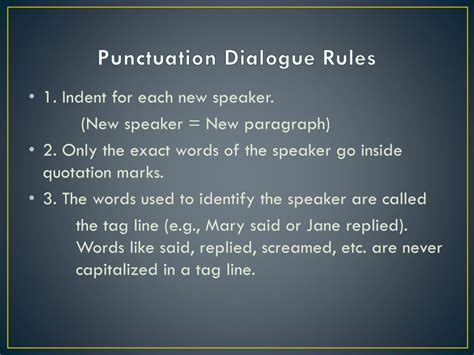 PPT Mini Lesson Dialogue Punctuation PowerPoint Presentation Free Download ID 2585743