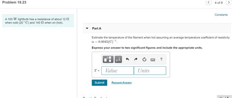 solved problem 18 14 ☺ 3 of 9 const part a calculate the