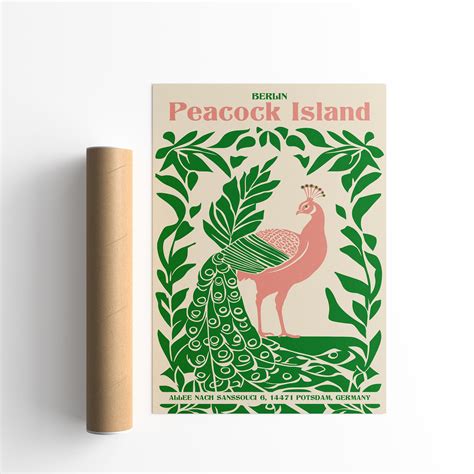 Peacock Island Berlin Poster — Hypesheriff Us