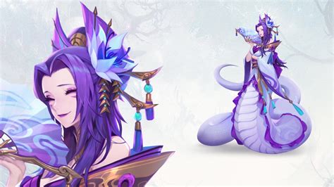 灵魂莲华蛇女 紫蛇娘子紫娘子 哔哩哔哩