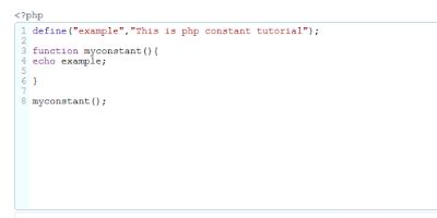 Php Constants Php Tutorial For Beginners To Advance Stape By Stape