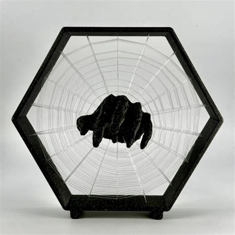3d Printable Monster Hand In Cobweb String Art By Enique3d