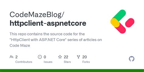 Github Codemazeblogclient Aspnetcore This Repo Contains The Source Code For The