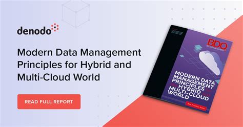 denodo on linkedin dbta report modern data management principles for the hybrid and…