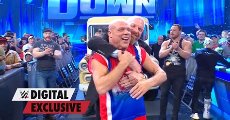 Watch Kurt Angle Celebrated His Birthday With Wwe Locker Room After