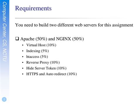 System Administration Homework 4 Web Server Ppt Download