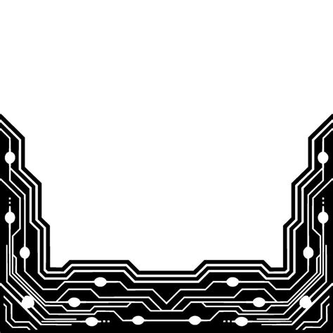 Modern Digital Circuitry Border Hitech Frame Minimalist 66953633