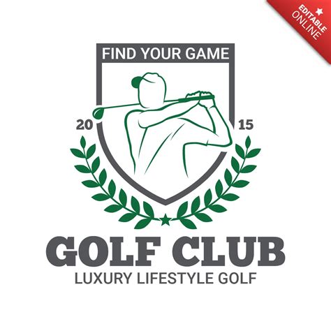 Golf Club Tournament Sports Logo Design Template Free Design Template