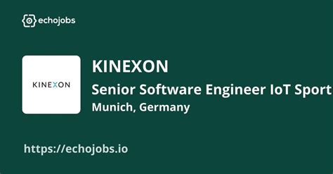 Hiring Senior Software Engineer Iot Sports M F D Munich Germany