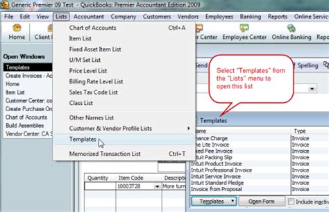 Copying Quickbooks Form Templates Practical Quickbooks