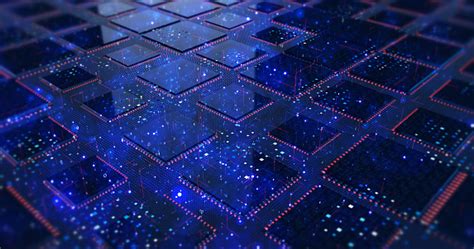 Circuit Board Pattern Close Up Cpu Data Processing Futuristic Ai