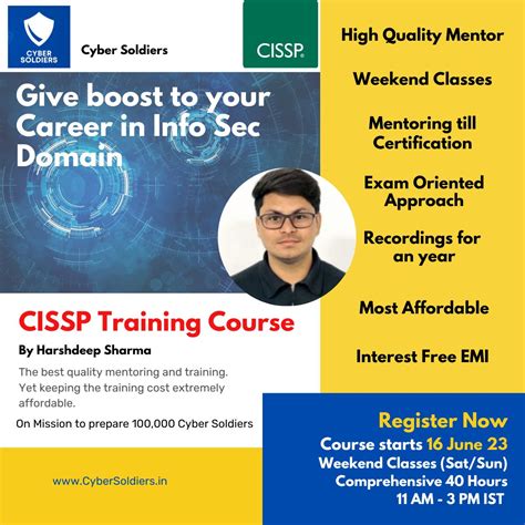 Cyber Soldiers On Linkedin Infosec Ciso Cissp Isc2 Cissp Cissptraining