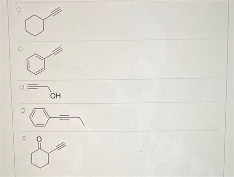 Solved Which One Of The Following Compounds Produced The Ir